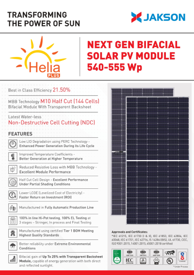 Solar Modules - Jakson Distributed Energy